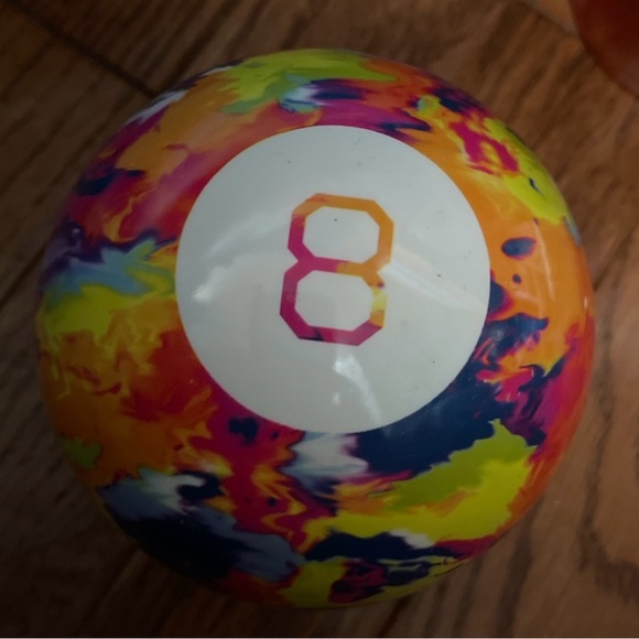 Magic 8 ball | Toys | Rainbow Swirl Magic 8 Ball Mattel Full Size 4 ...